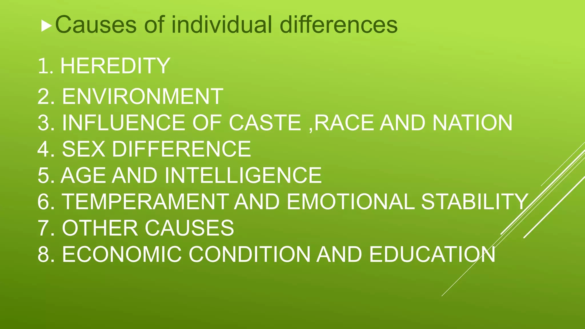 Individual Differences-Introduction, Types, Causes, Utility in ...