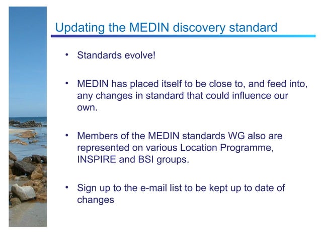 MEDIN Discovery Metadata Standard | PPT