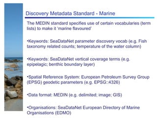 MEDIN Discovery Metadata Standard | PPT