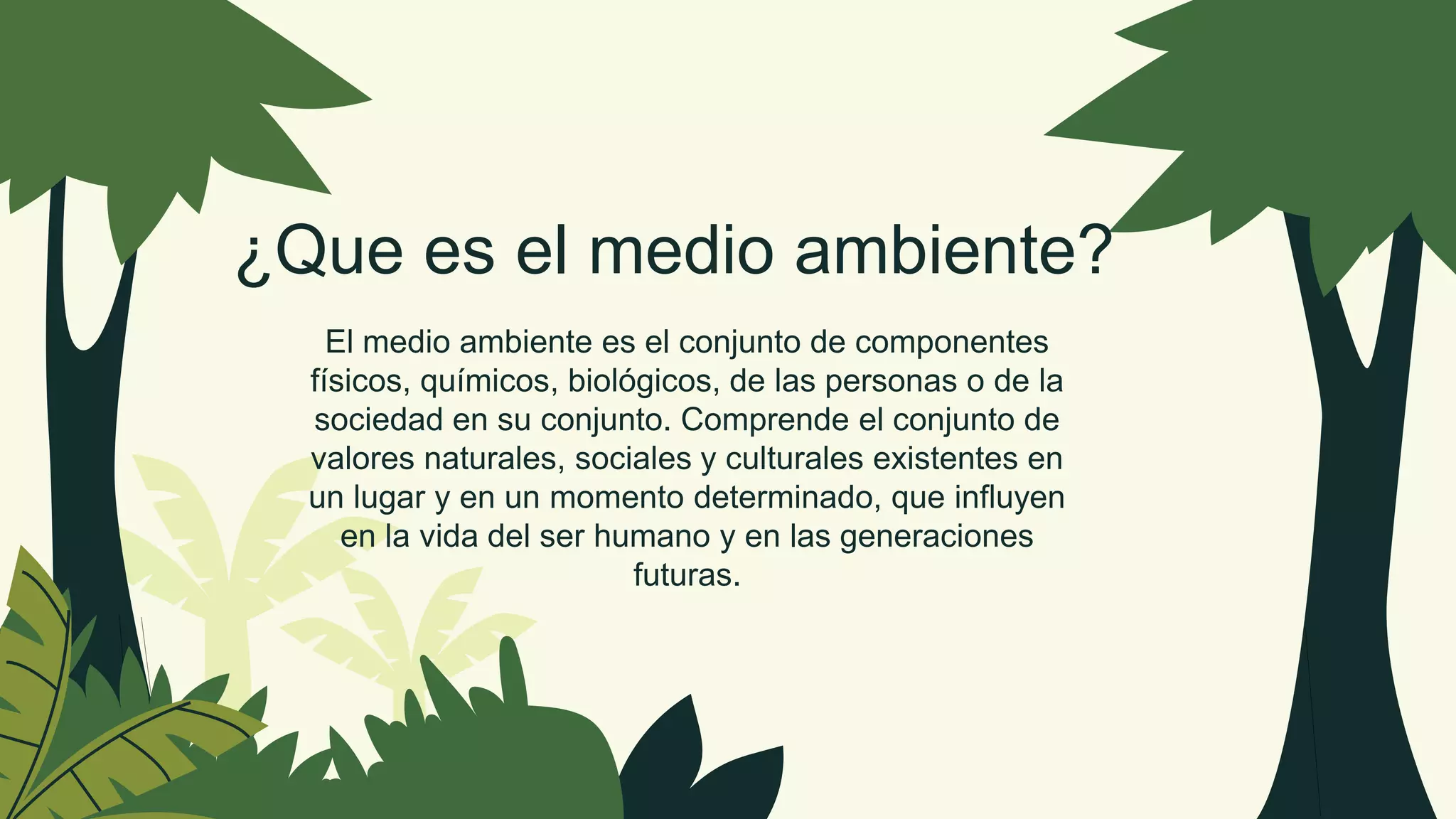 EL MEDIO AMBIENTE | PPT