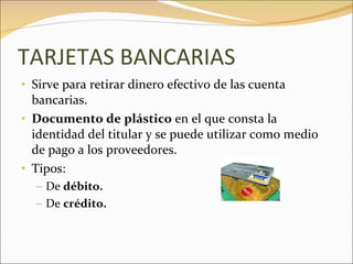 Medios de cobro y pago al contado | PPT