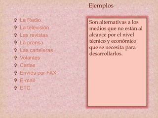 Medios de comunicacion | PPTX