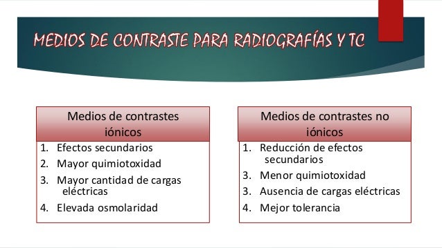 Medios de contraste