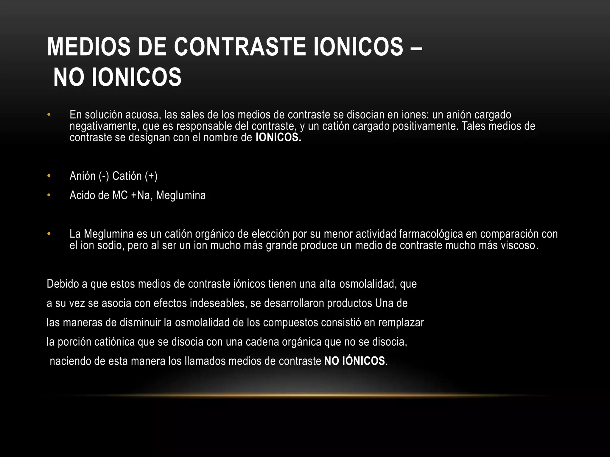 Tipos de Medios de Contraste Radiologicos | PPTX | Digestive Disorders ...