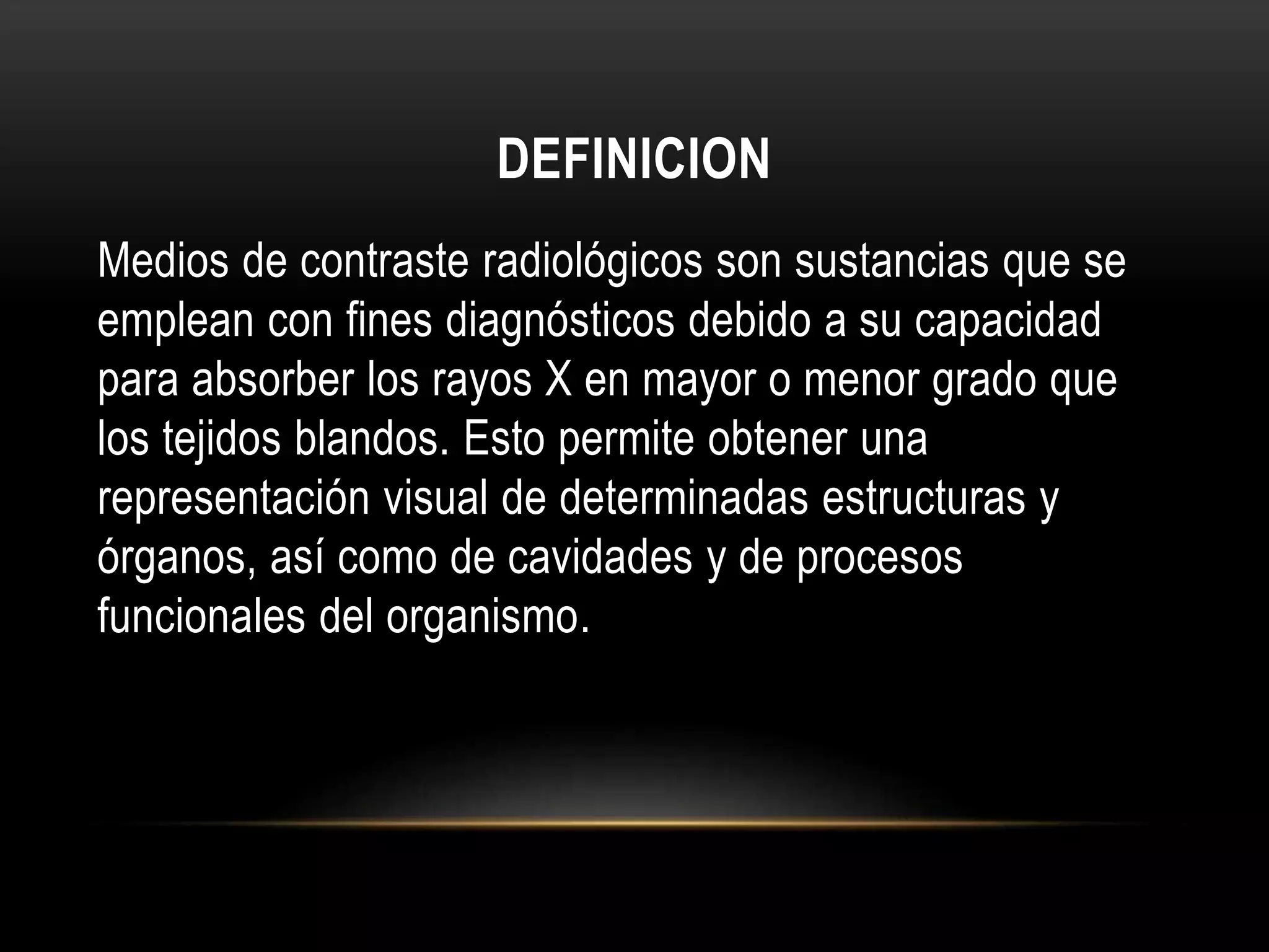 Tipos de Medios de Contraste Radiologicos | PPTX | Digestive Disorders ...