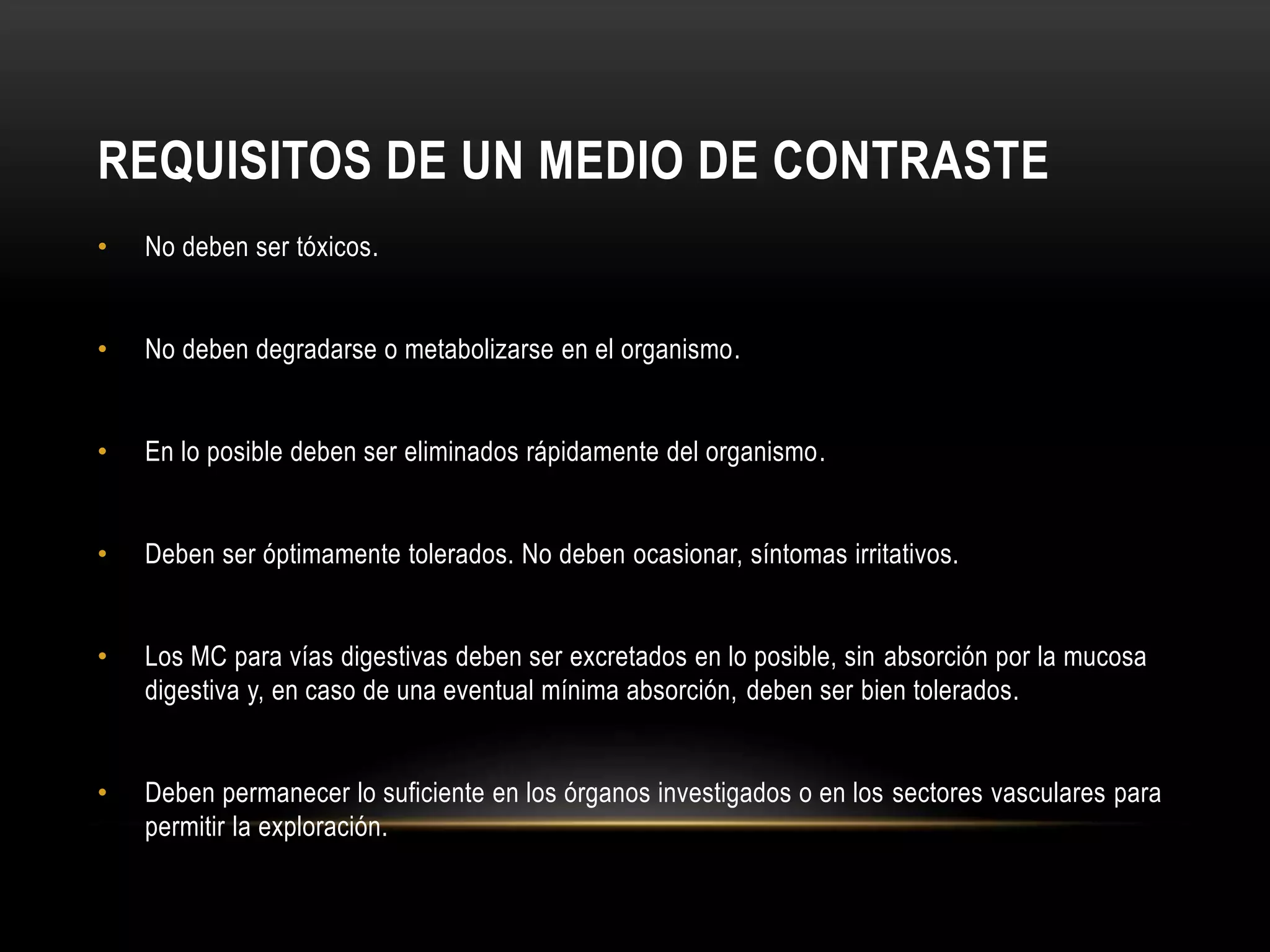 Tipos de Medios de Contraste Radiologicos | PPTX | Digestive Disorders ...