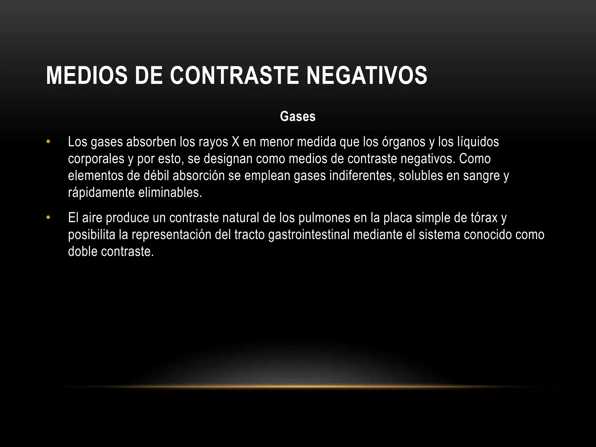 Tipos de Medios de Contraste Radiologicos | PPTX | Digestive Disorders ...