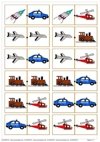 Dominó "Medios de transporte" | PDF