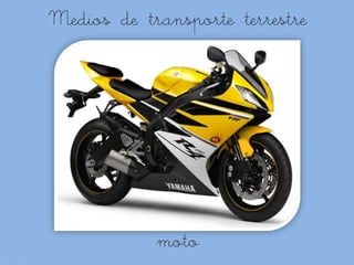 Los medios de transporte: tierra, mar y aire | PPTX