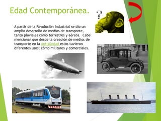 Medios de transporte | PPTX
