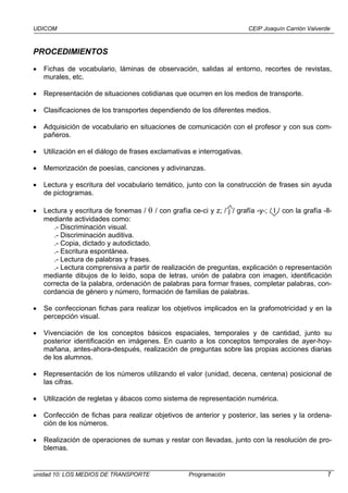 Medios de transporte | PDF