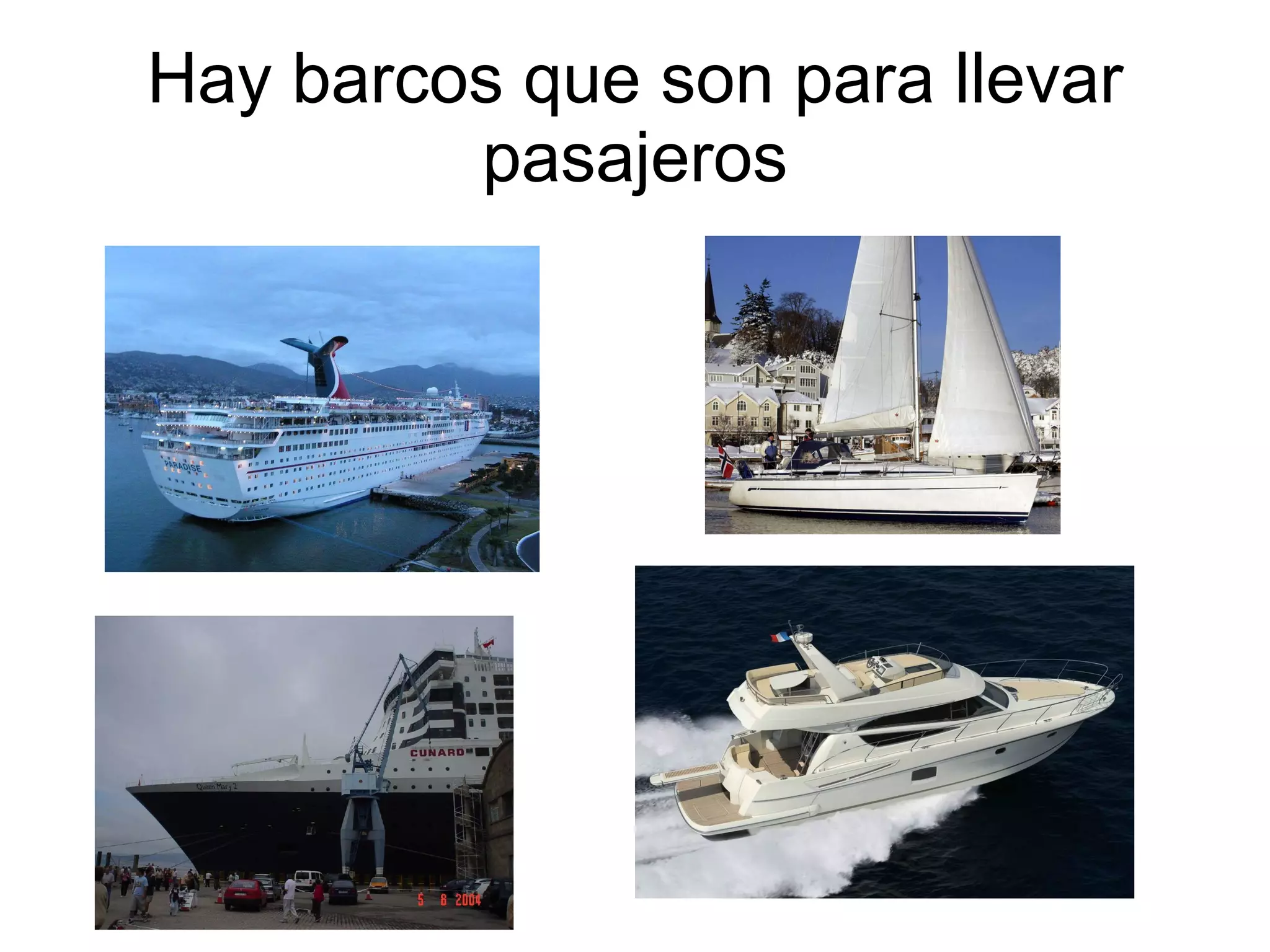 Medios de transporte acuático | PPT