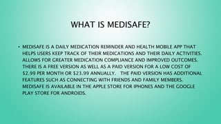 Medisafe | PPTX
