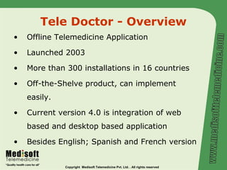 Medisoft Telemedicine Presentation | PPT