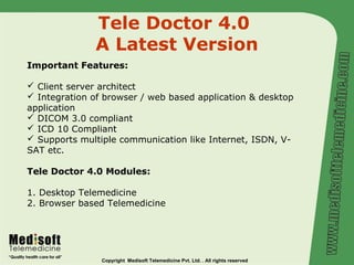 Medisoft Telemedicine Presentation | PPT