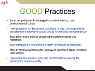 Medisys Corp - Case Presentation | PPTX