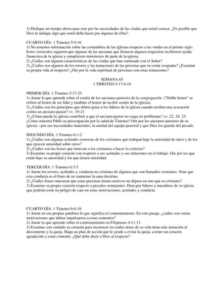 Meditaciones sobre 1 timoteo | PDF