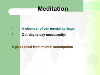 Meditation | PPT