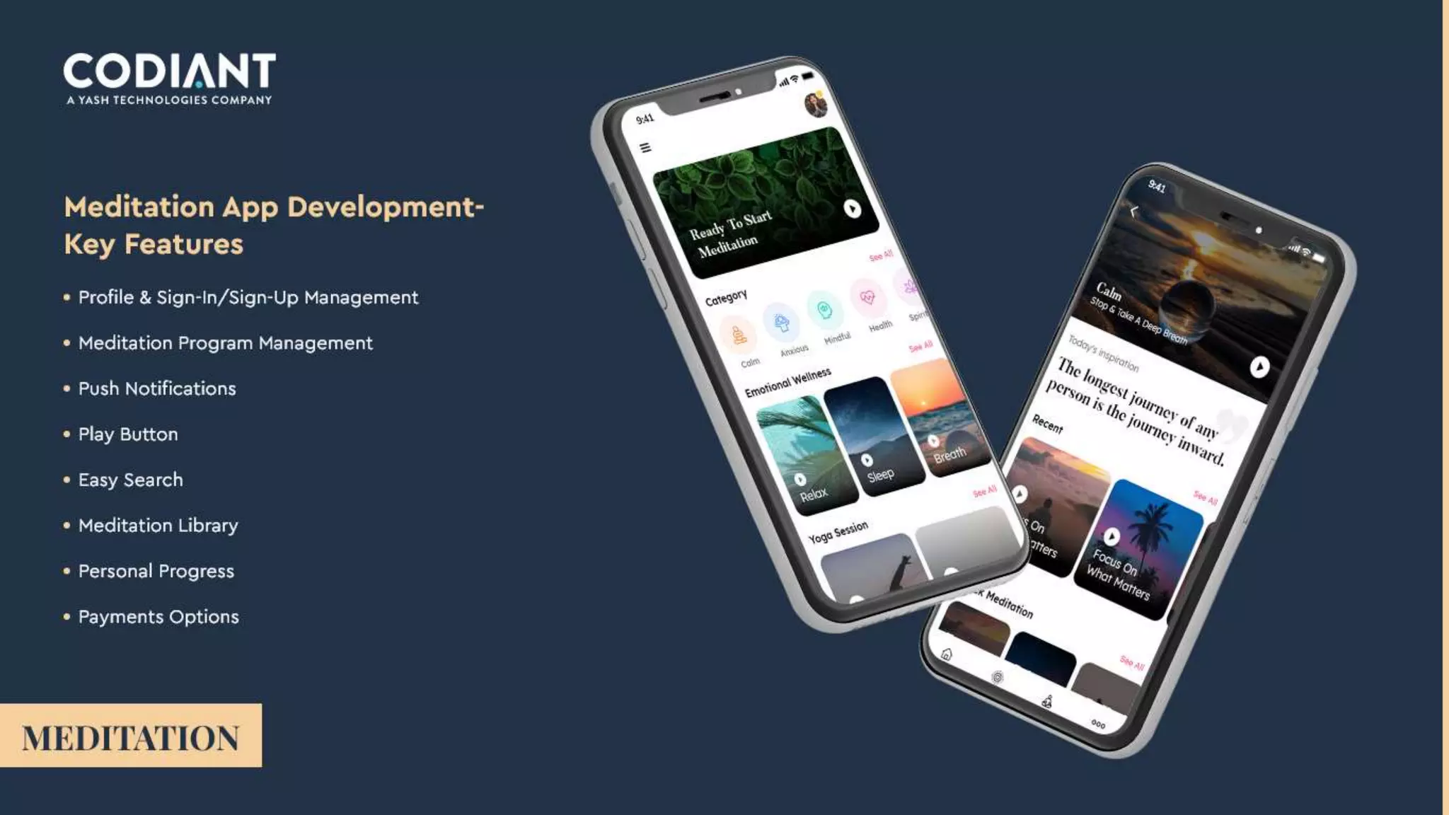 Meditation App Development | PPTX