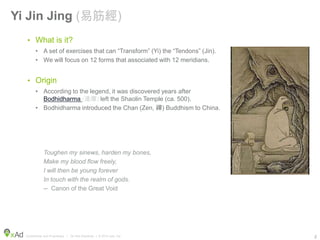 Meditation and Yi Jin Jing | PPTX