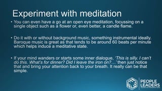 Meditation - Your Secret Leadership Weapon | PPTX | Hinduism | Religion ...