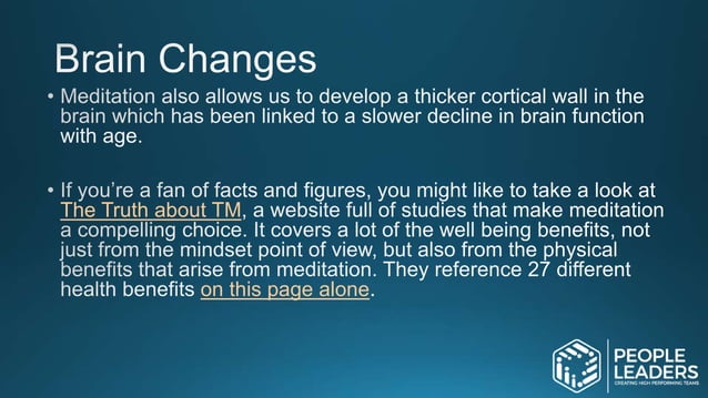 Meditation - Your Secret Leadership Weapon | PPTX | Hinduism | Religion ...