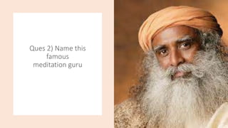 Meditation and Health a guide for sanity | PPT