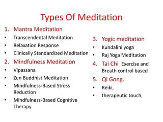 Meditation and Heart | PPTX