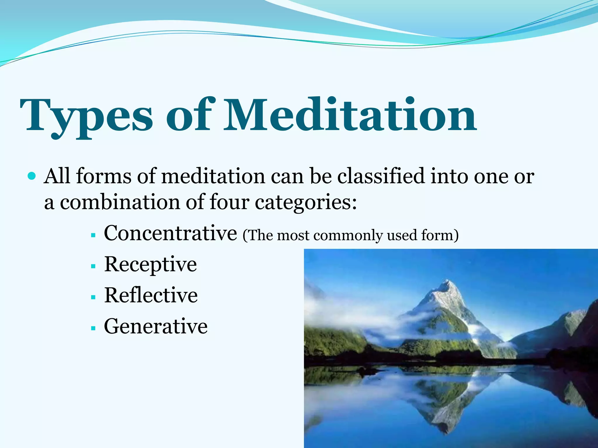 Benefits of Meditation | PPTX