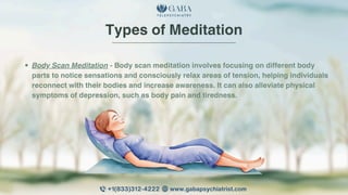 Meditation for Depression - A Mindful Approach to Mental Health | PDF