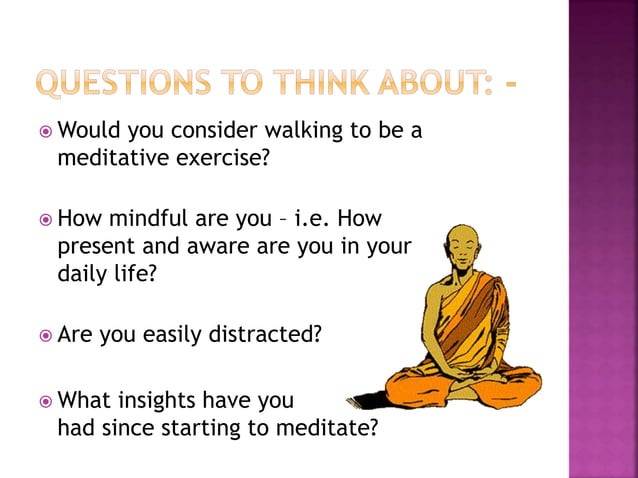 Meditation online lesson 5 | PPT