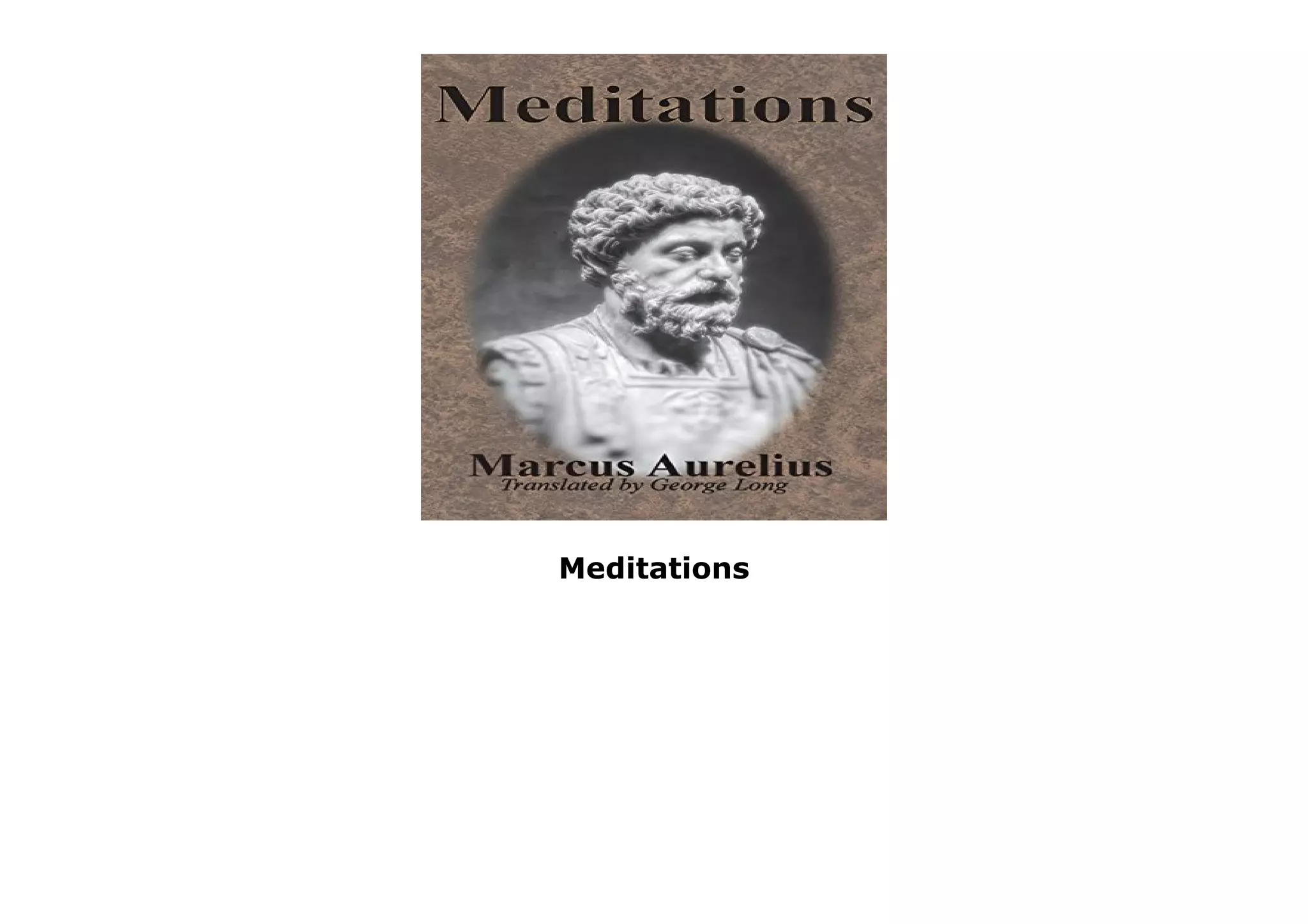 Meditations | PDF | Books and Literature