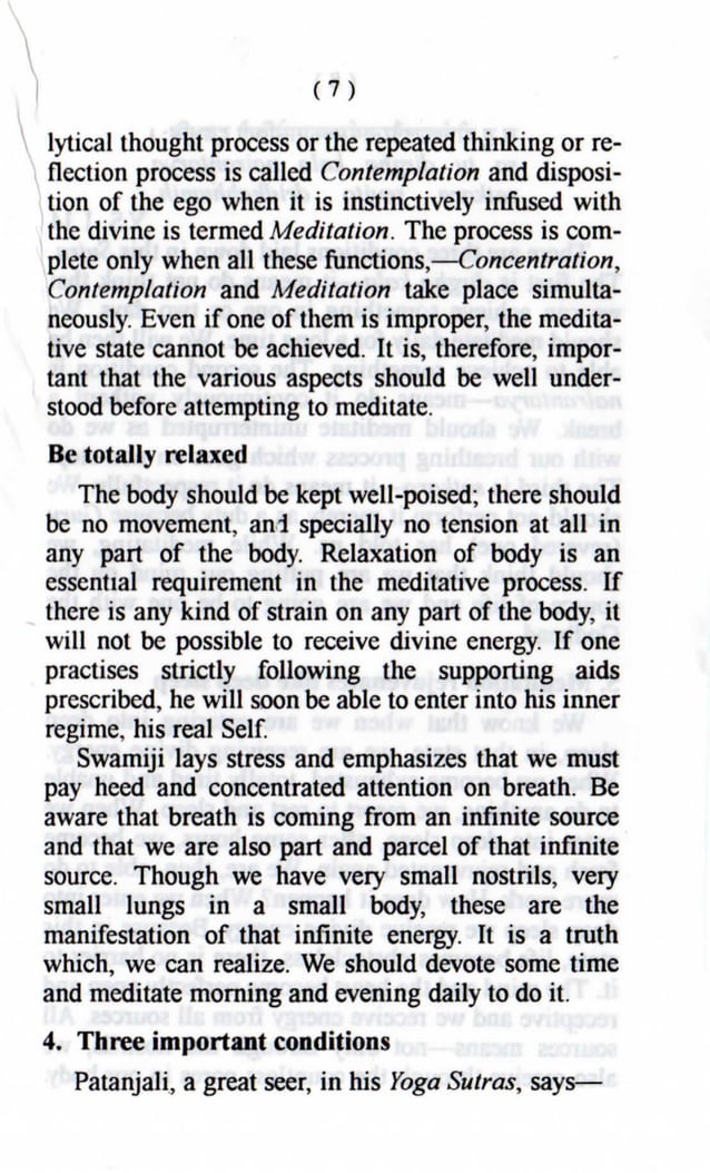 Meditation techniques | PDF