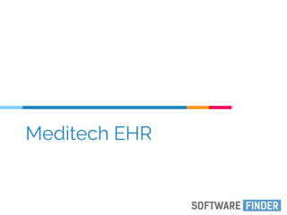 Meditech: Reviews, Pricing & Free Demo - Software Finder | PPT
