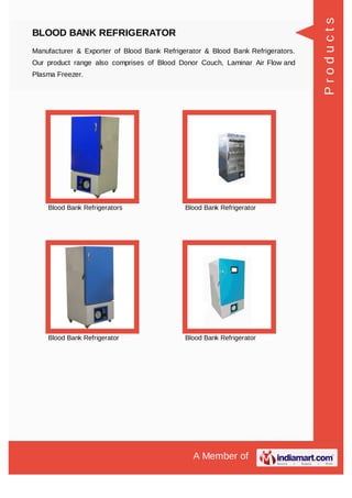 Medi Tech, Nashik, Blood Bank Equipments. | PDF
