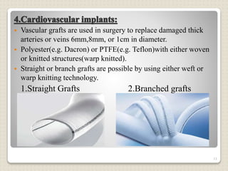 Meditech or medical textile | PPTX