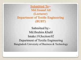 Meditech or medical textile | PPTX