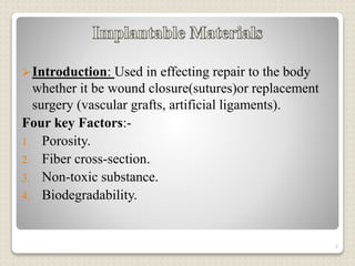 Meditech or medical textile | PPTX