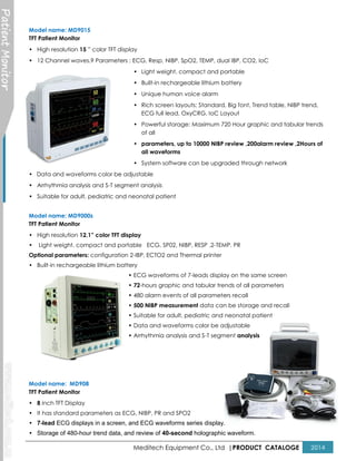 Meditech products list. | PDF