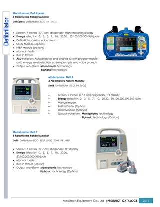 Meditech products catalog 2015 | PDF