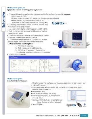 Meditech products catalog 2015 | PDF