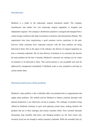 Meditech Written Case Analysis | PDF