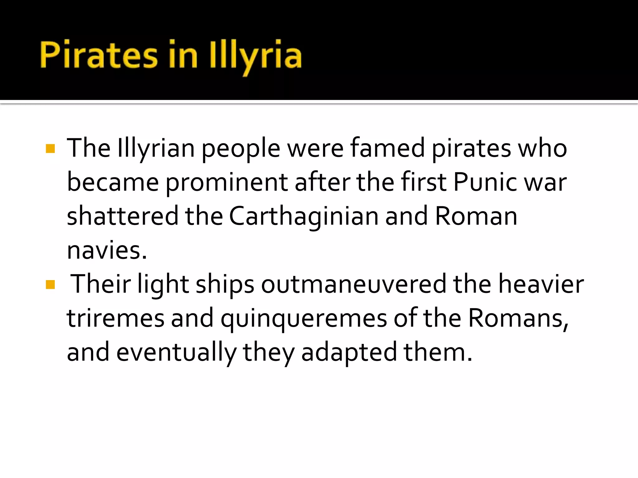 Mediterranean piracy after the punic wars | PPTX