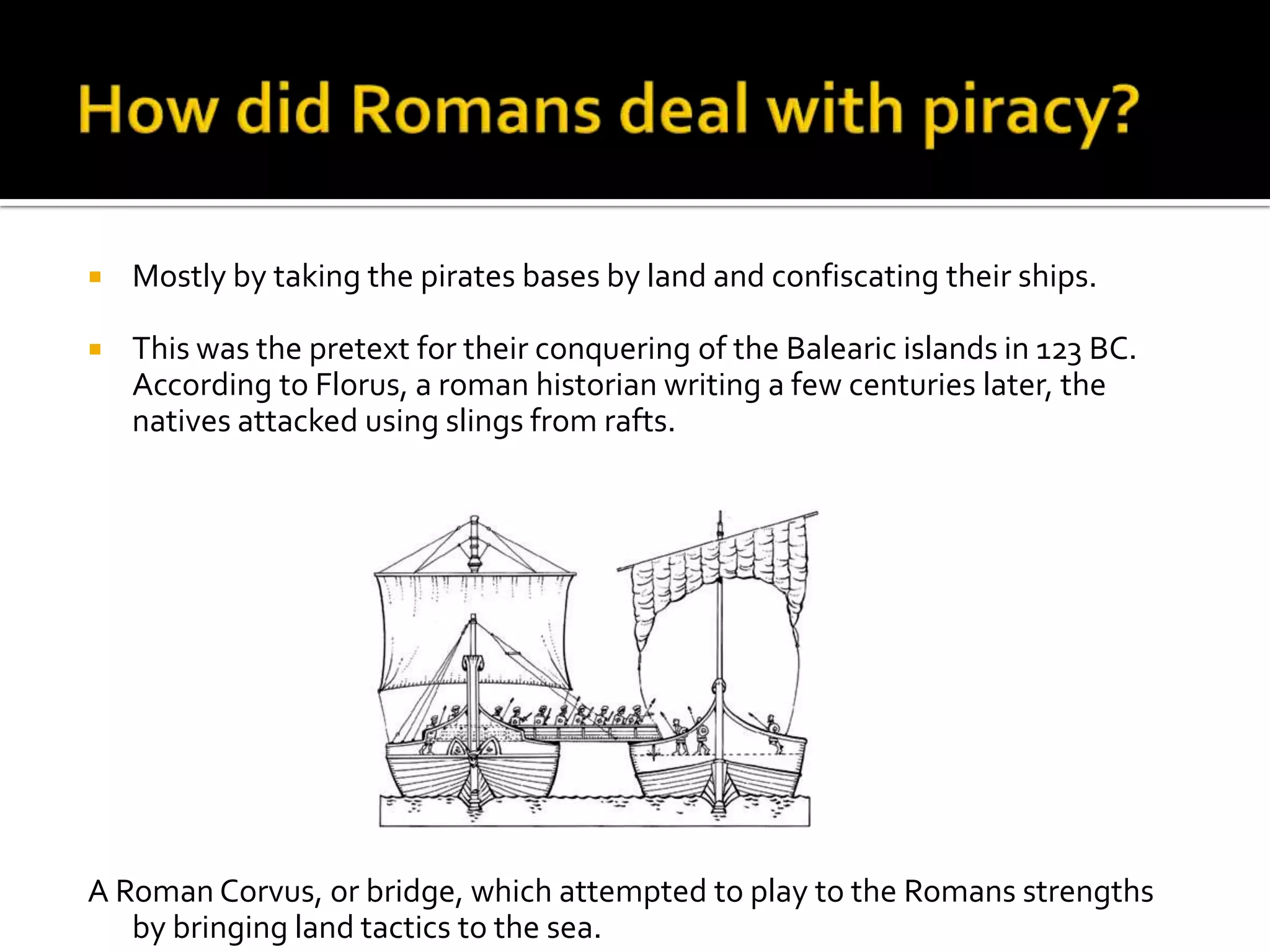 Mediterranean piracy after the punic wars | PPTX
