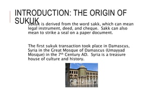 Sukuk from a Mediterranean Perspective | PPTX