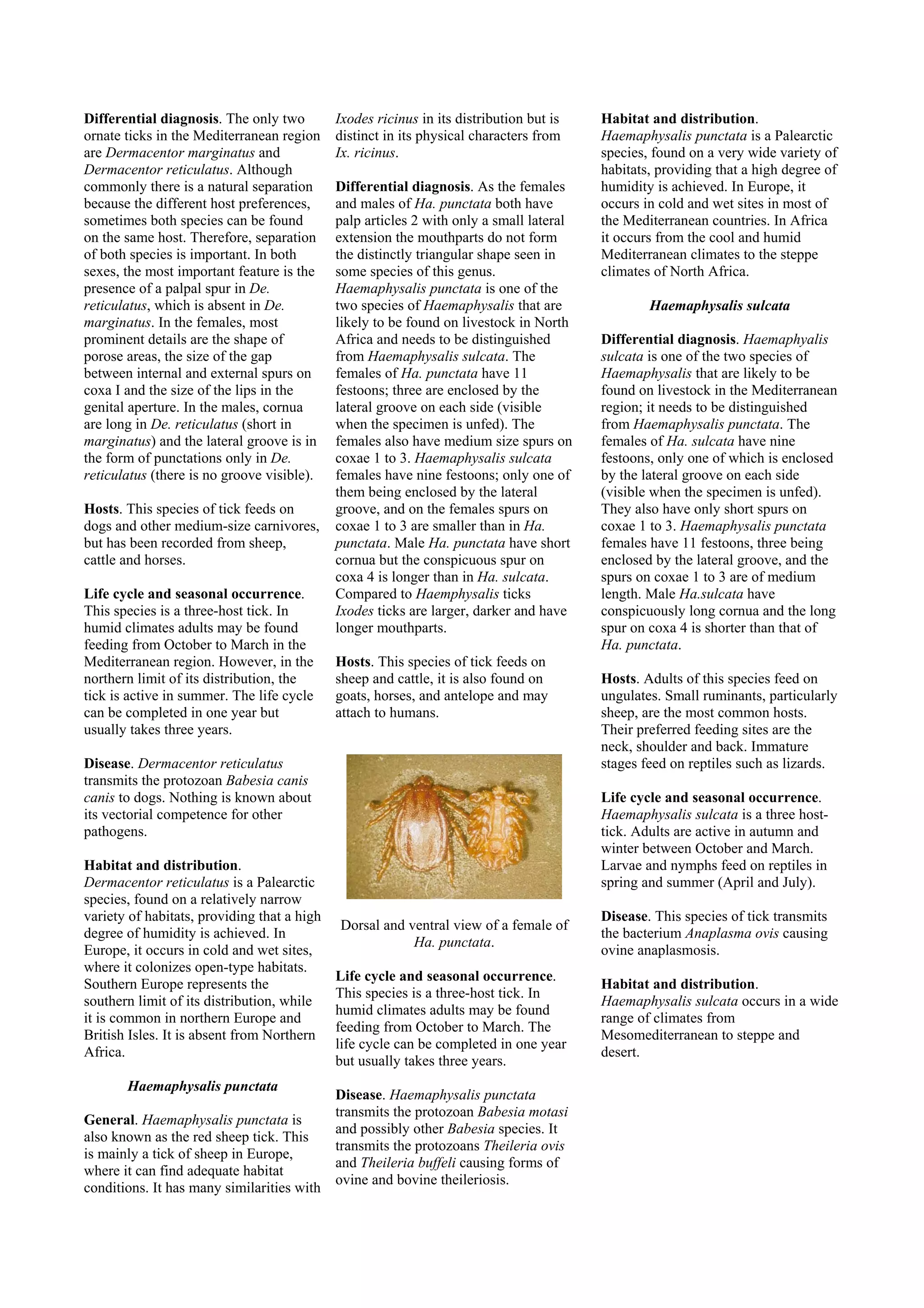 Mediterranean ticks | PDF