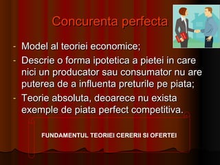 Mediul concurential al afacerilor | PPT