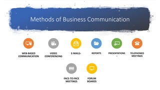 Medium of Business Communication | PPTX