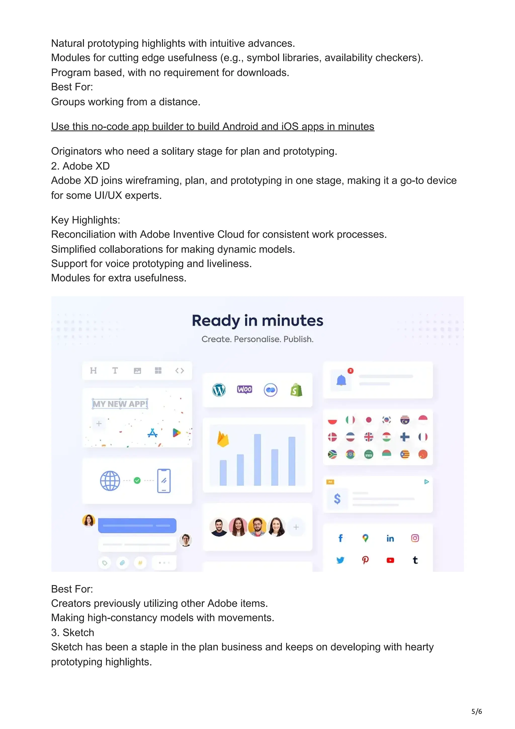 Prototyping Tools for Web and App UI/UX Design in 2024. | PDF Prototyping Tools for Web and App UI/UX Design in 2024. | PDF