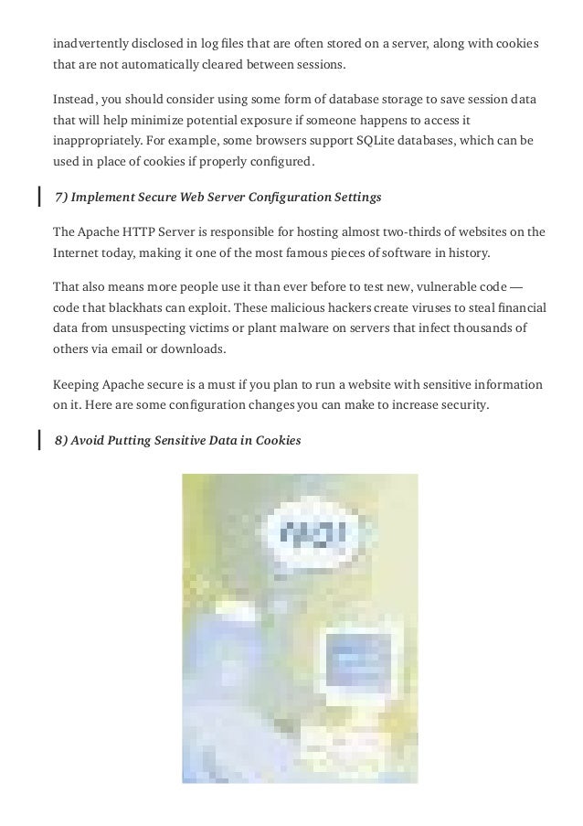 How to Secure Web Apps — A Web App Security Checklist | PDF
